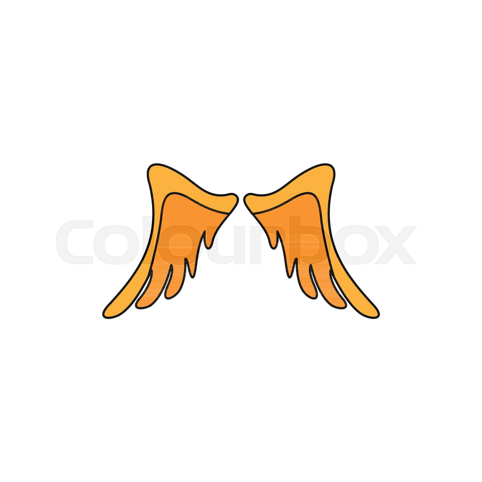 wing icon, cartoon style | Stock vector | Colourbox