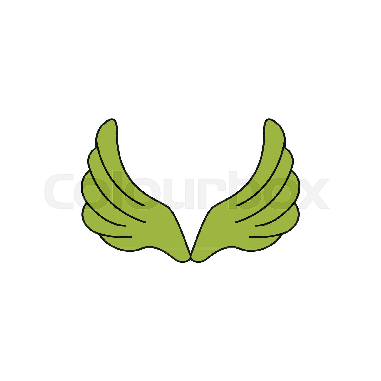 wing icon, cartoon style | Stock vector | Colourbox