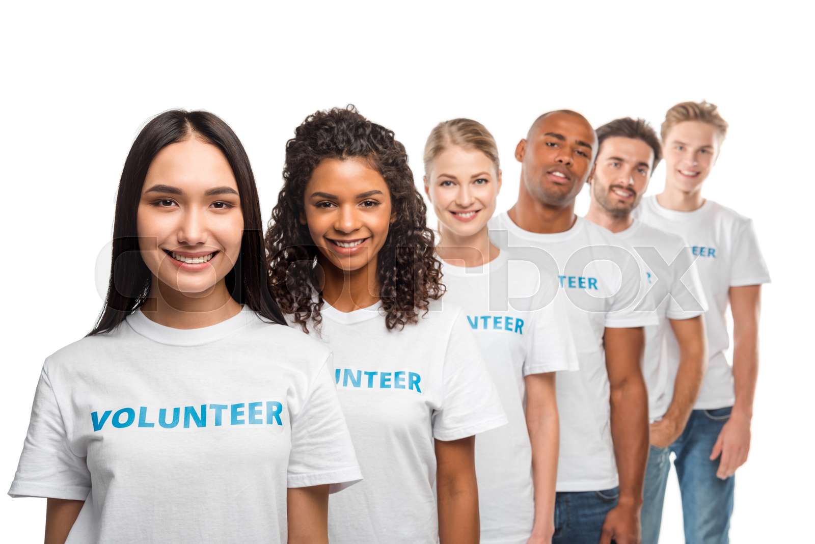 multiethnic group of volunteers | Stock image | Colourbox