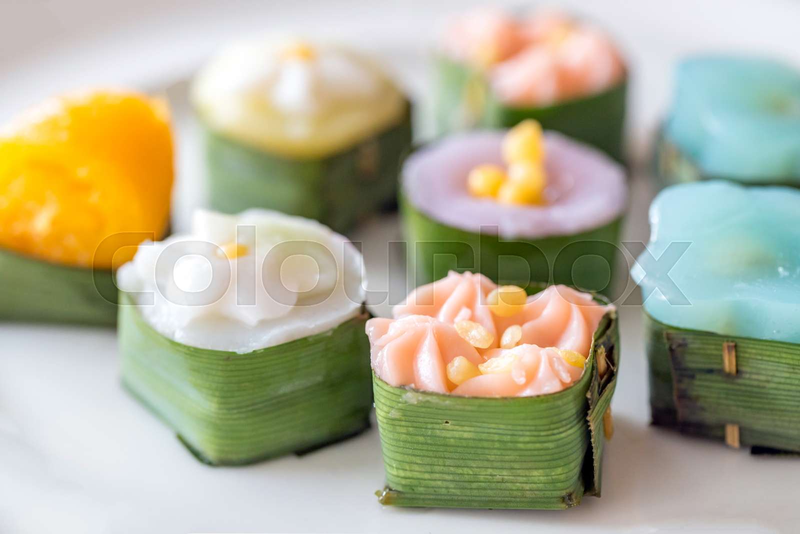 Thai sweets | Stock image | Colourbox