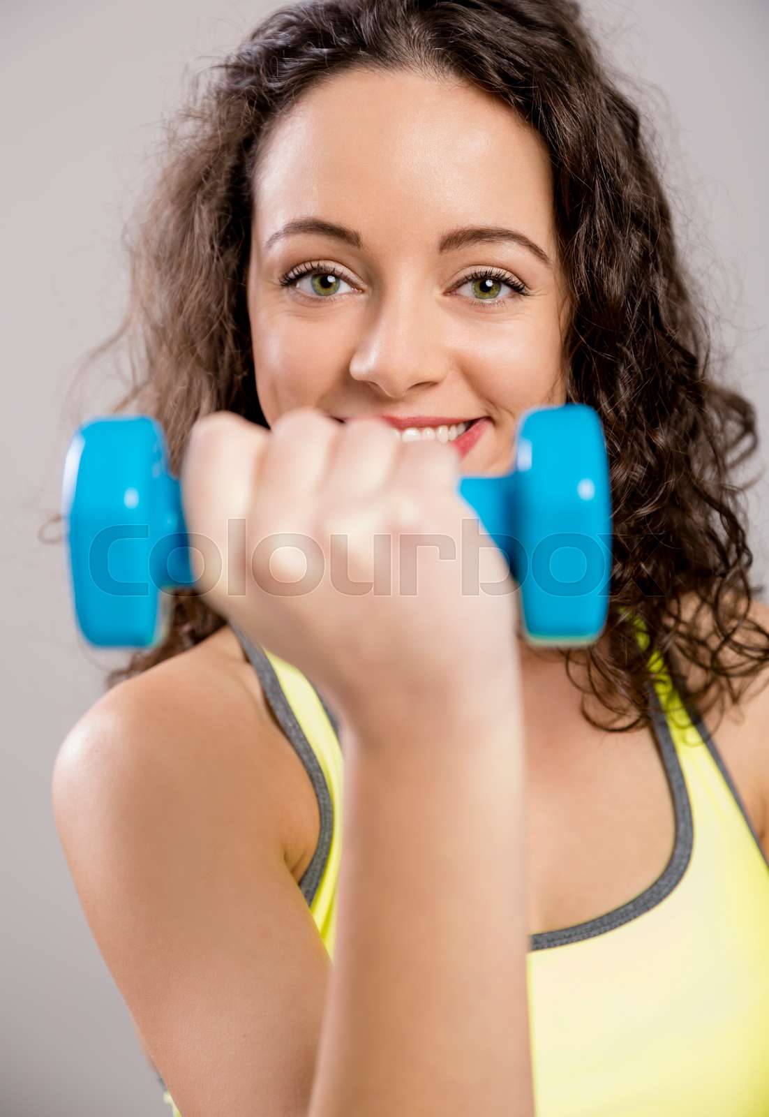 Fitness Girl Stock Image Colourbox
