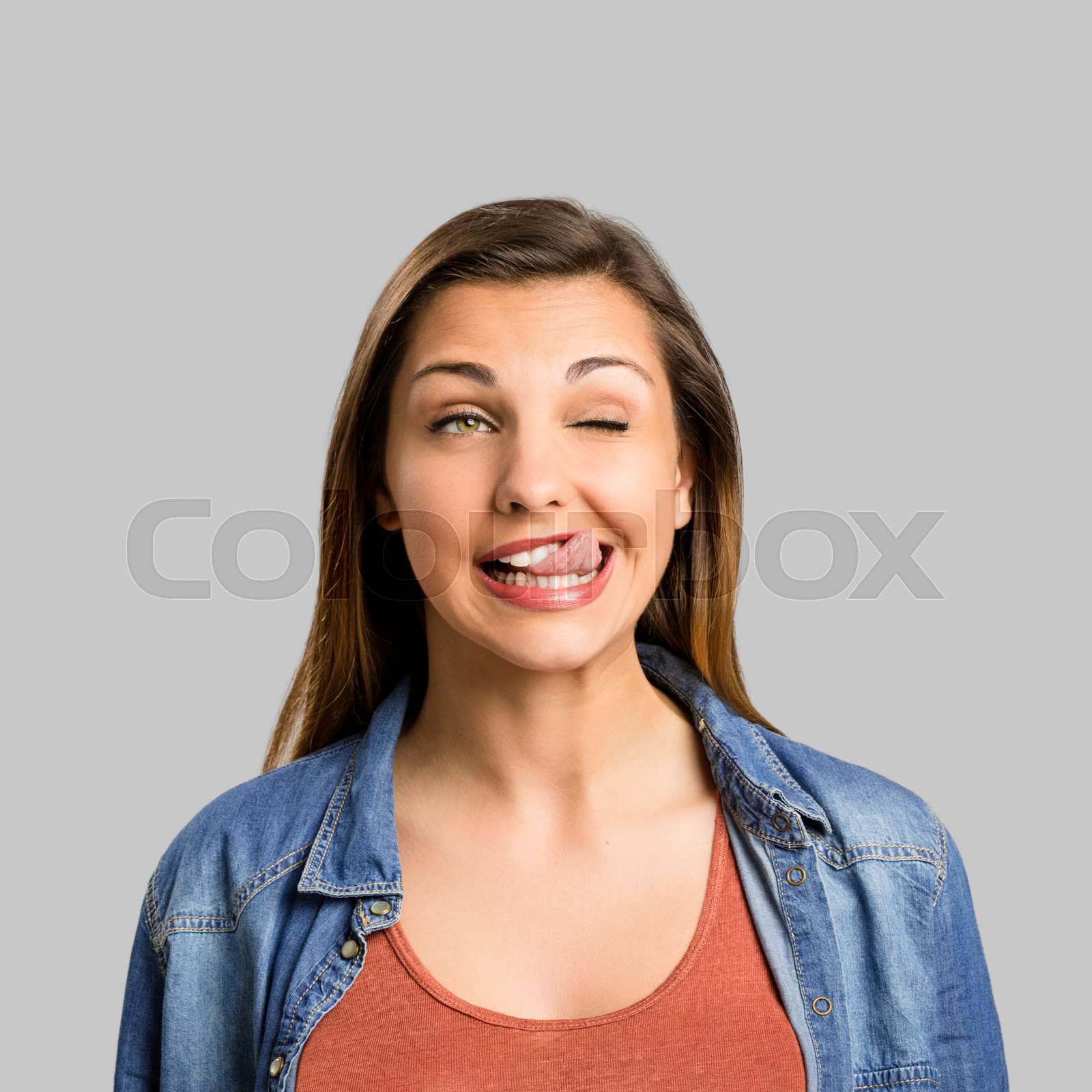 Crazy face | Stock image | Colourbox