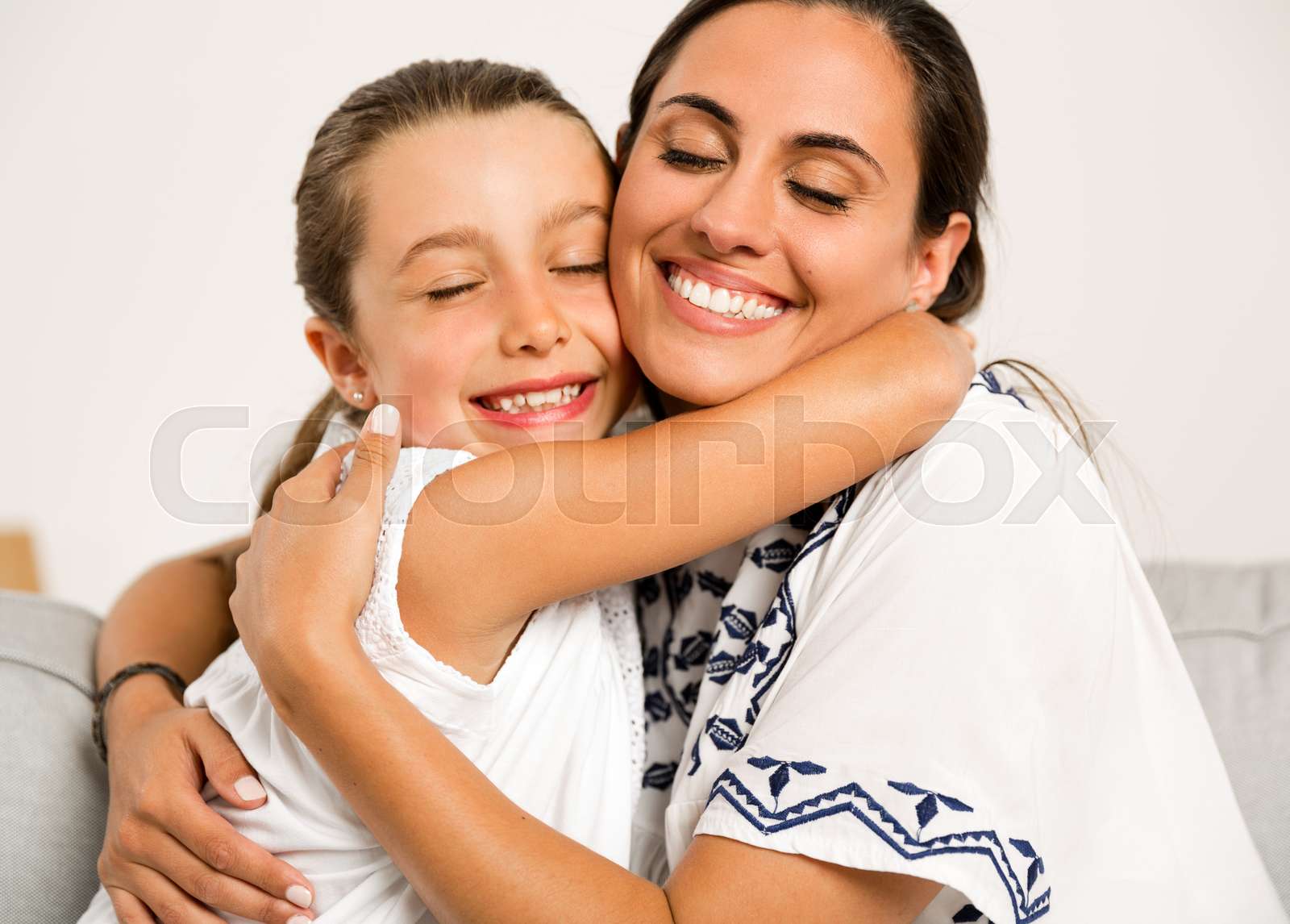Mother And Daughter Stock Image Colourbox