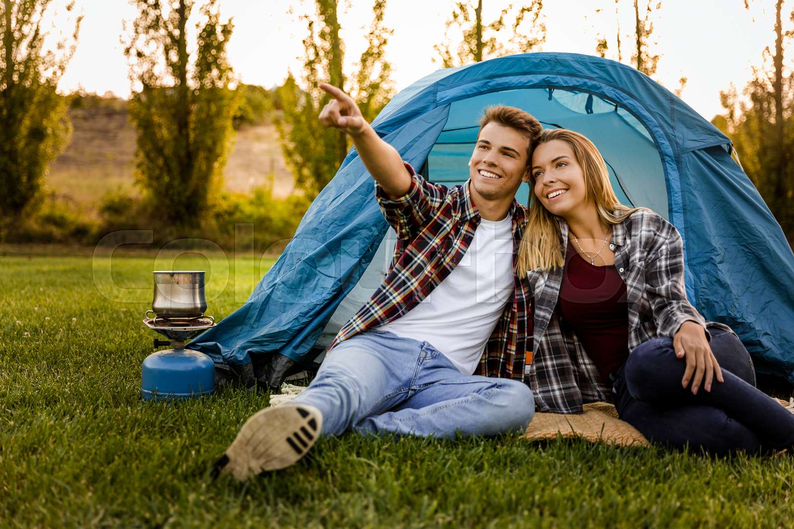 Camping time | Stock image | Colourbox