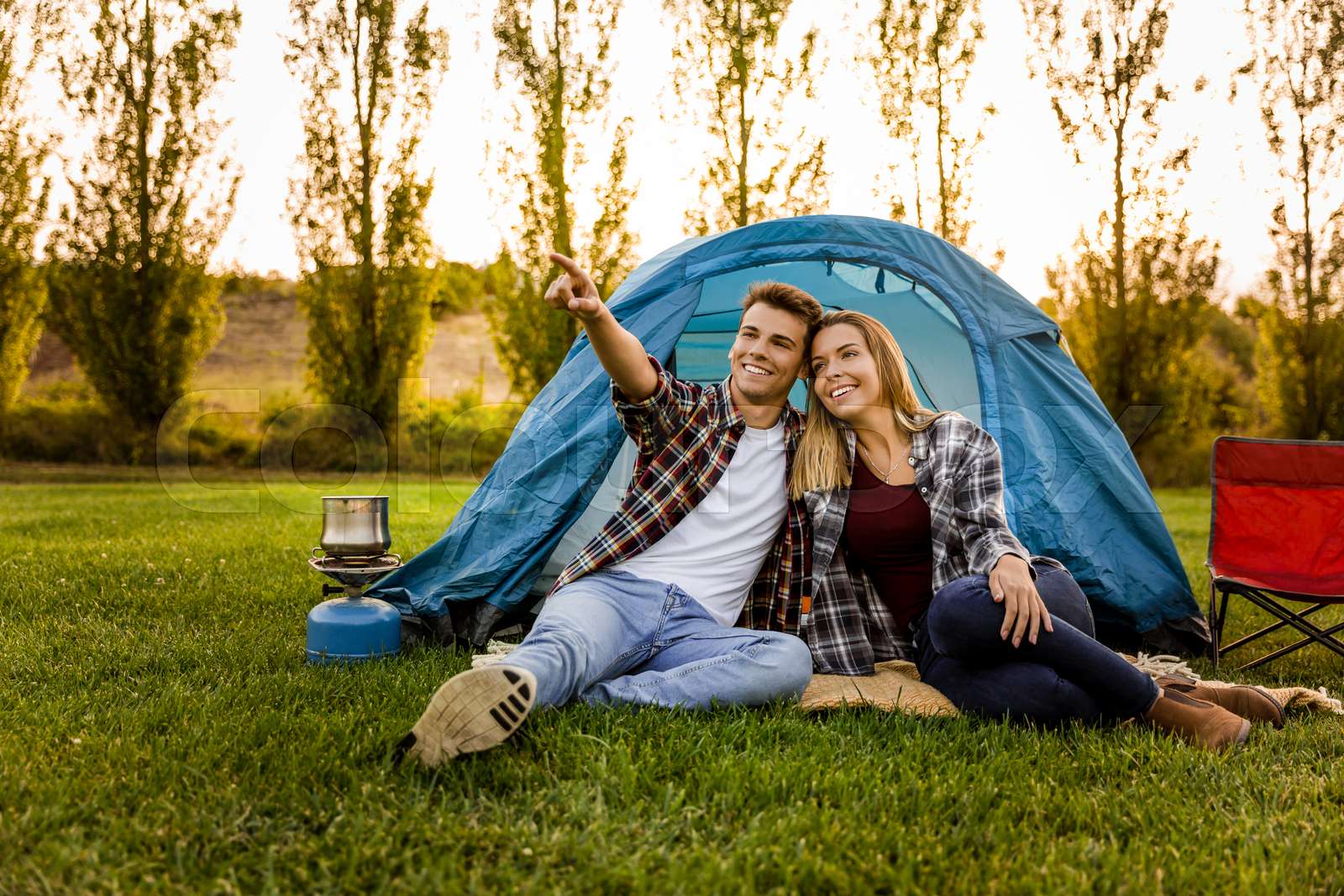 Camping time | Stock image | Colourbox