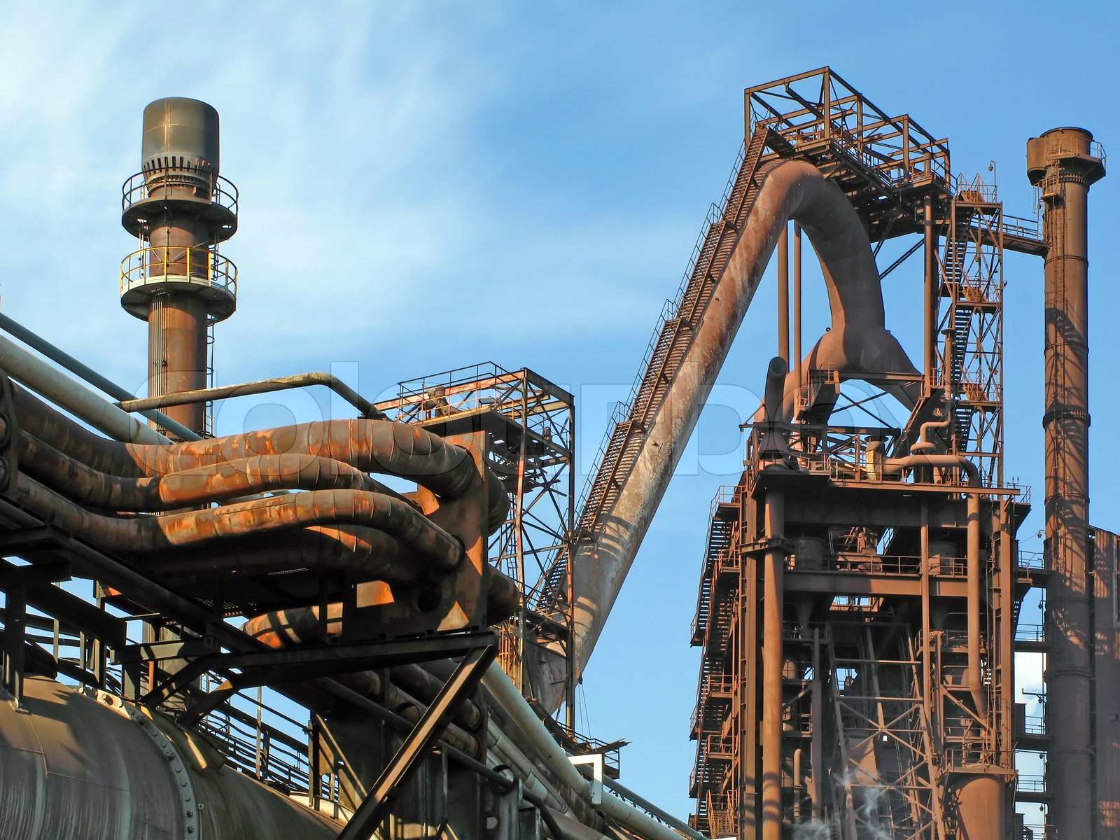 steel plant | Stock image | Colourbox