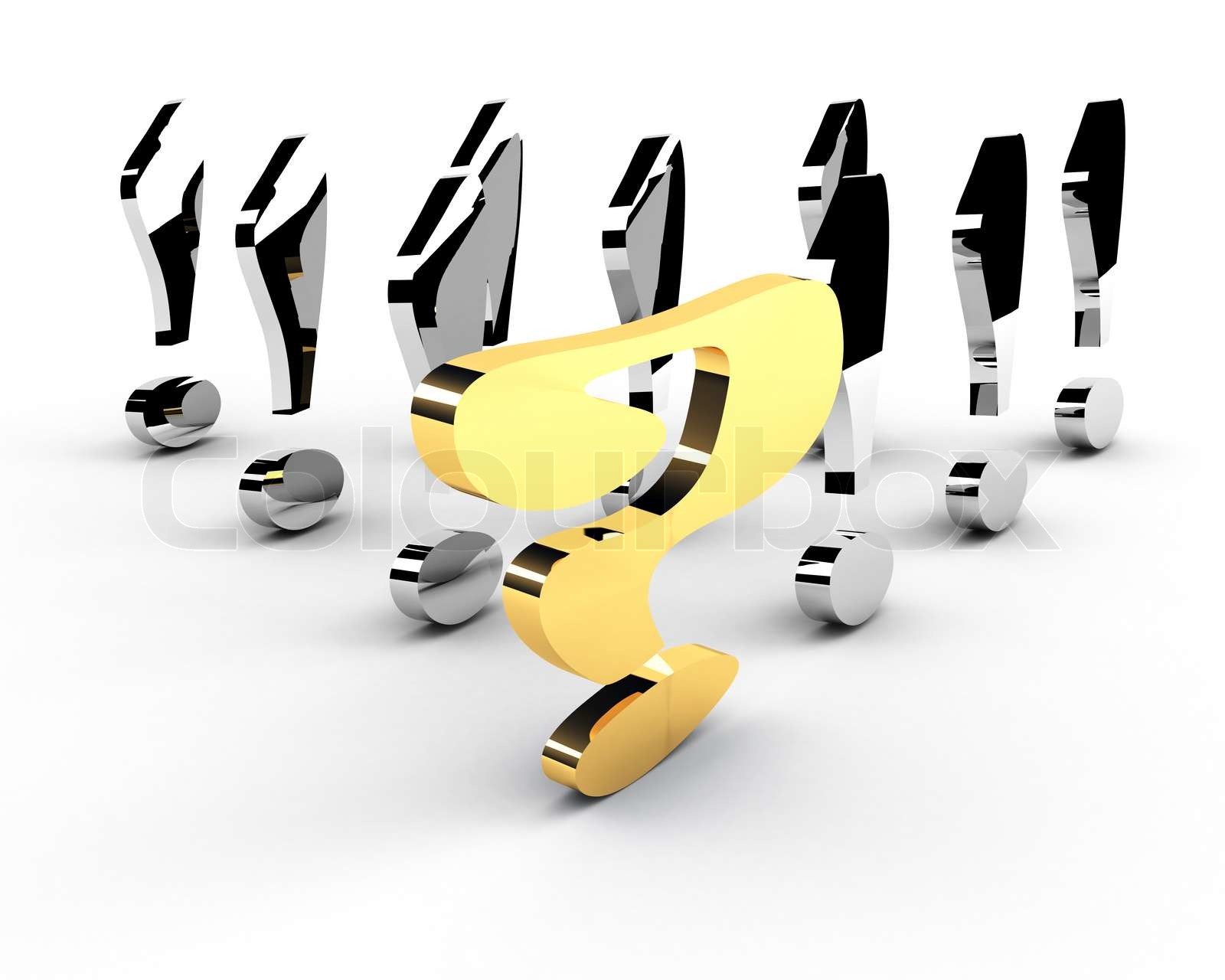 gold question-mark mark leadership concept | Stock image | Colourbox