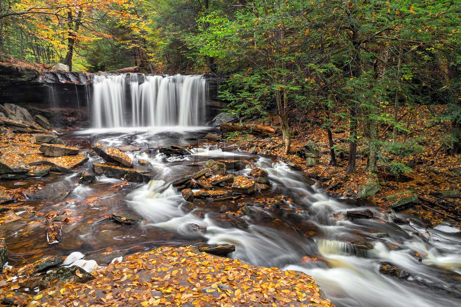 Oneida Falls Autumn | Stock image | Colourbox