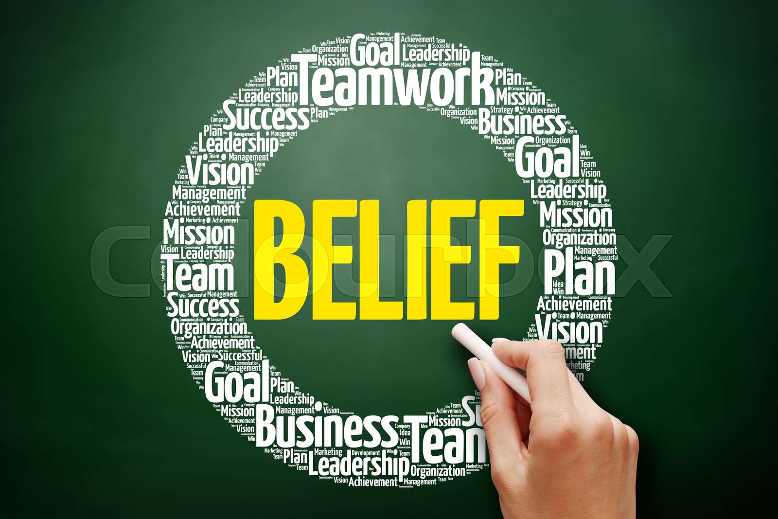 BELIEF word cloud collage | Stock image | Colourbox