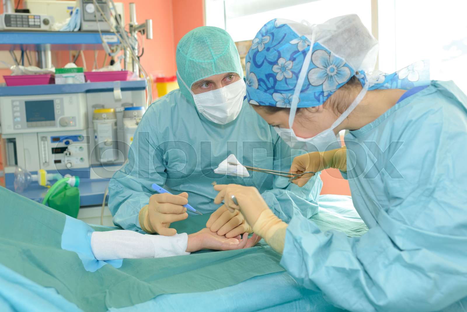 primary surgical debridement | Stock image | Colourbox