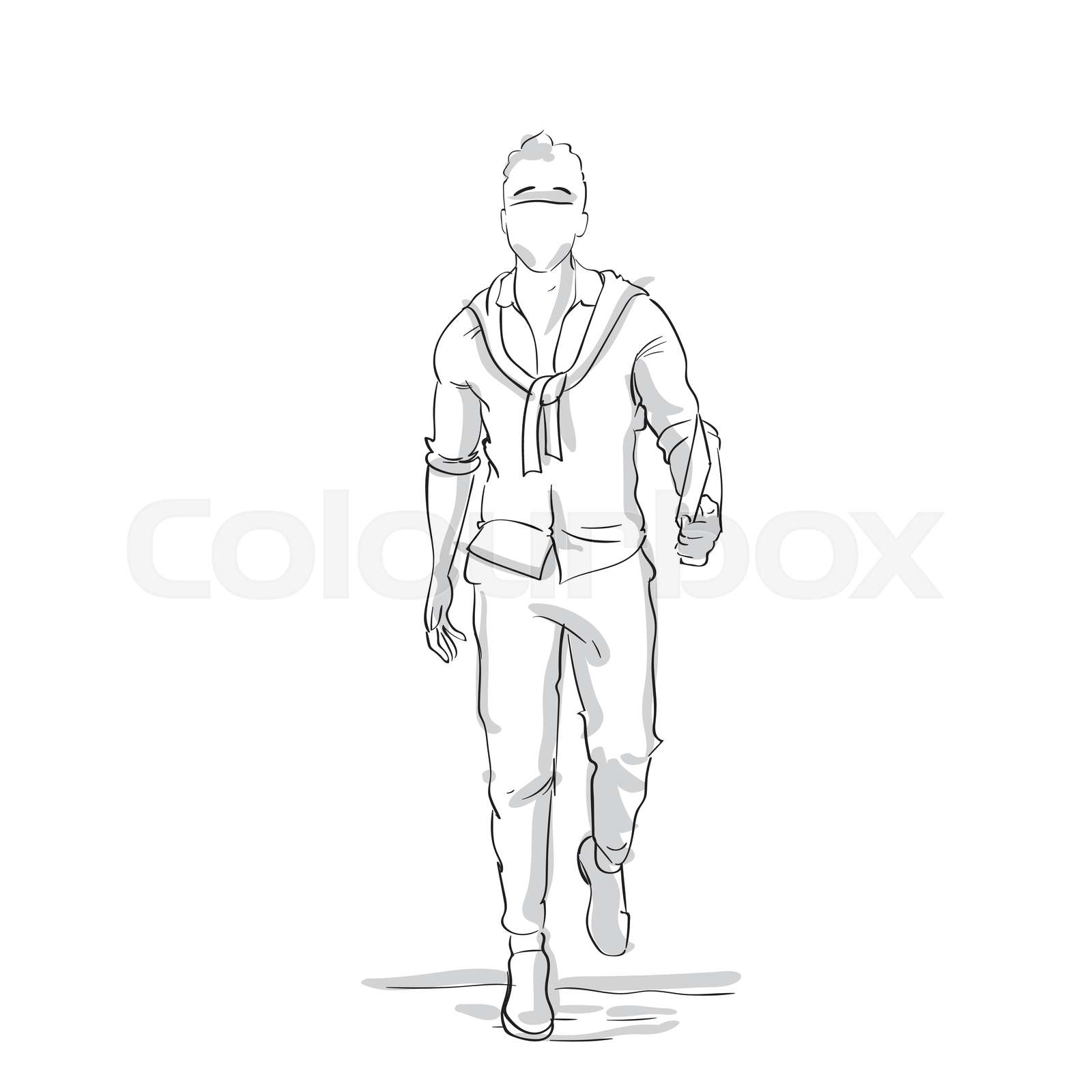 Person Walking Forward