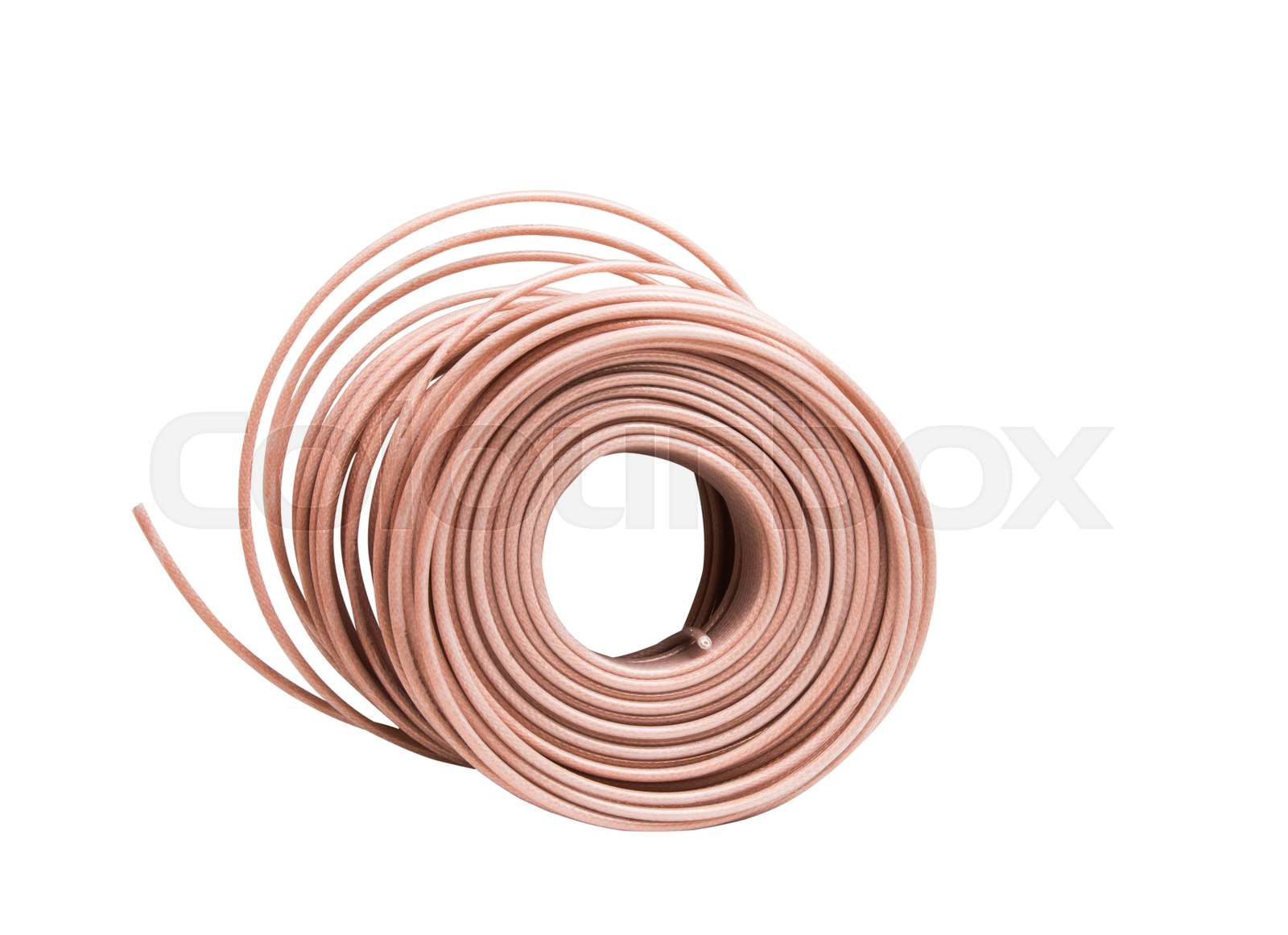 Coaxial Cable Communication Industrial Isolated Stock Image Colourbox