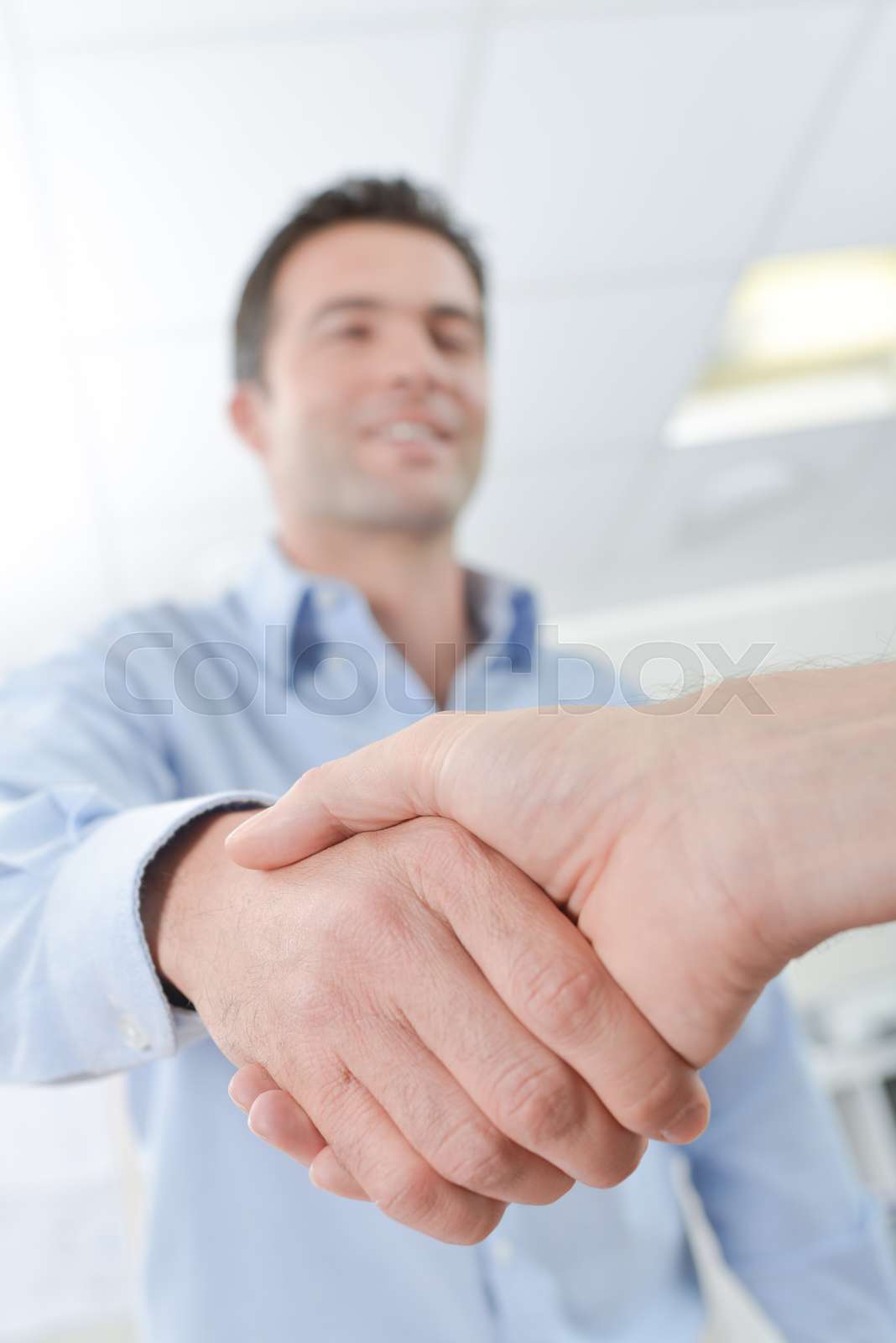 Hand shake | Stock image | Colourbox