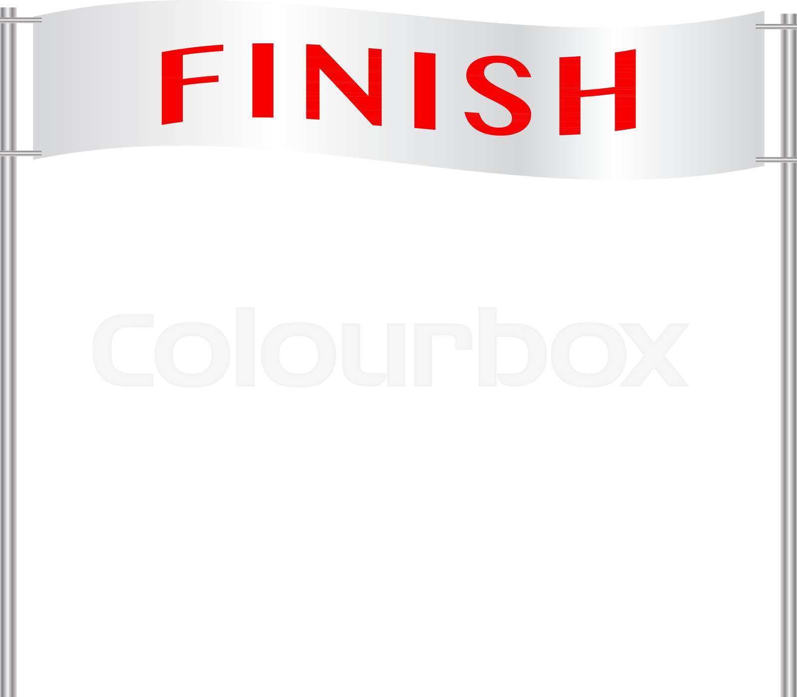 Finishing post | Stock vector | Colourbox