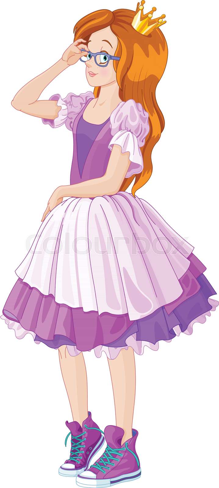 Cute Princess | Stock vector | Colourbox