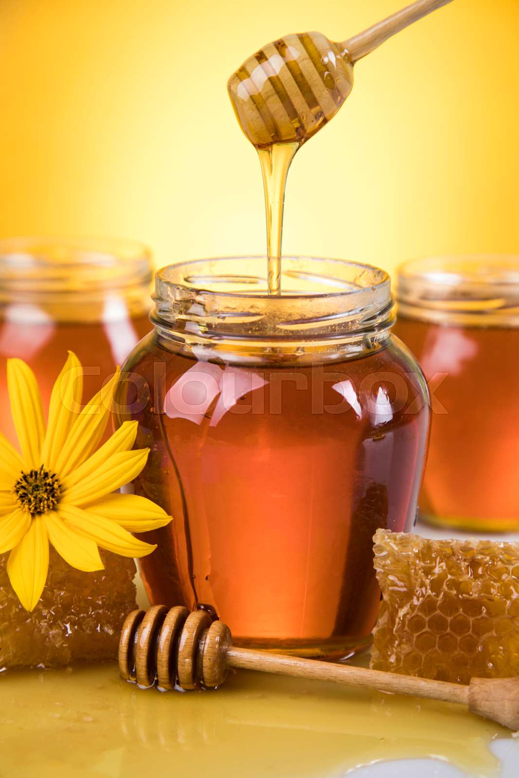 Fresh honey | Stock image | Colourbox