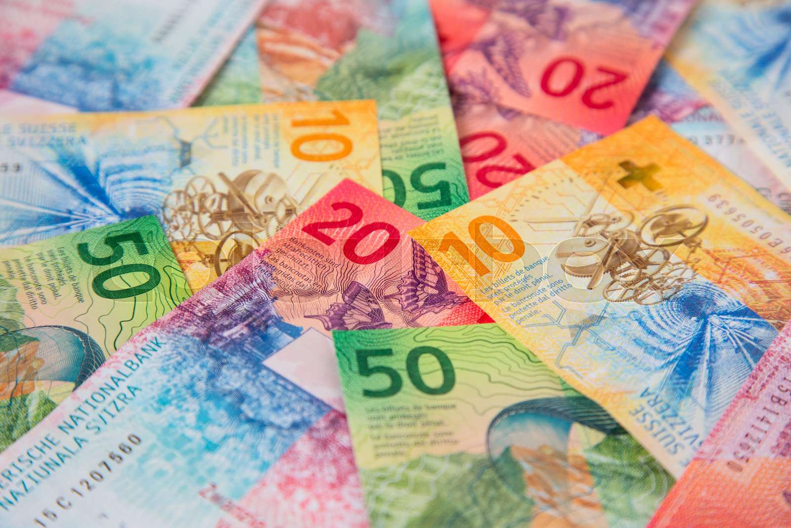 Swiss francs | Stock image | Colourbox