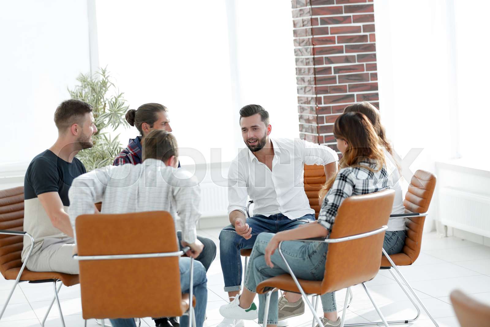 team members argue at the workshop | Stock image | Colourbox