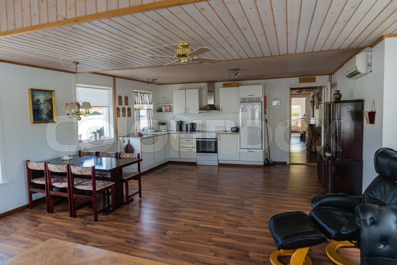 interior of a tipical house on the Faroe Islands | Stock image | Colourbox