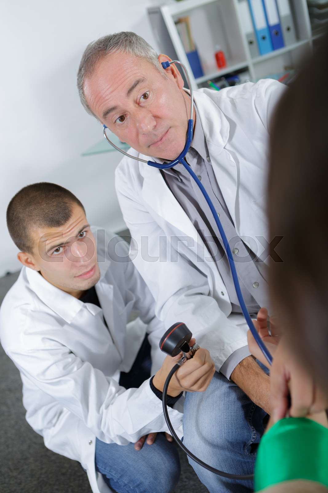 doctors intern under supervision | Stock image | Colourbox