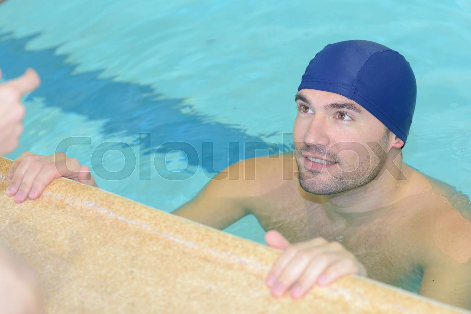 the male swimmer | Stock image | Colourbox