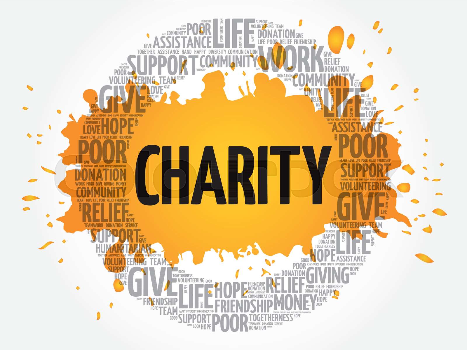 Charity word cloud collage | Stock vector | Colourbox Charity word cloud collage | Stock vector | Colourbox