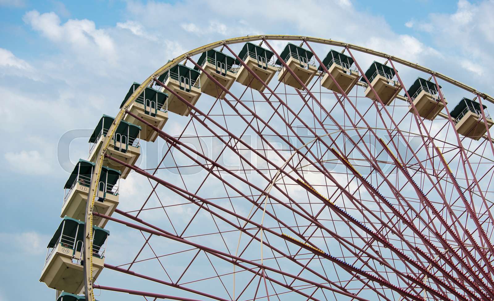 Ferris wheel in atraction park | Stock image | Colourbox