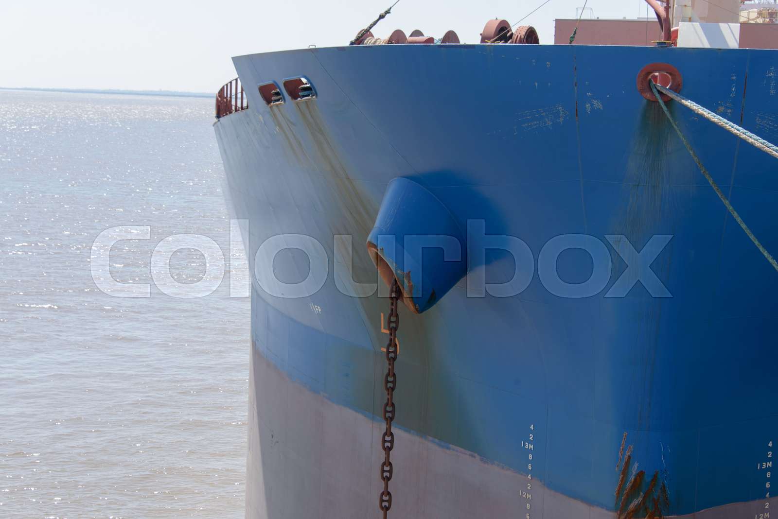 Cargo ship bow | Stock image | Colourbox