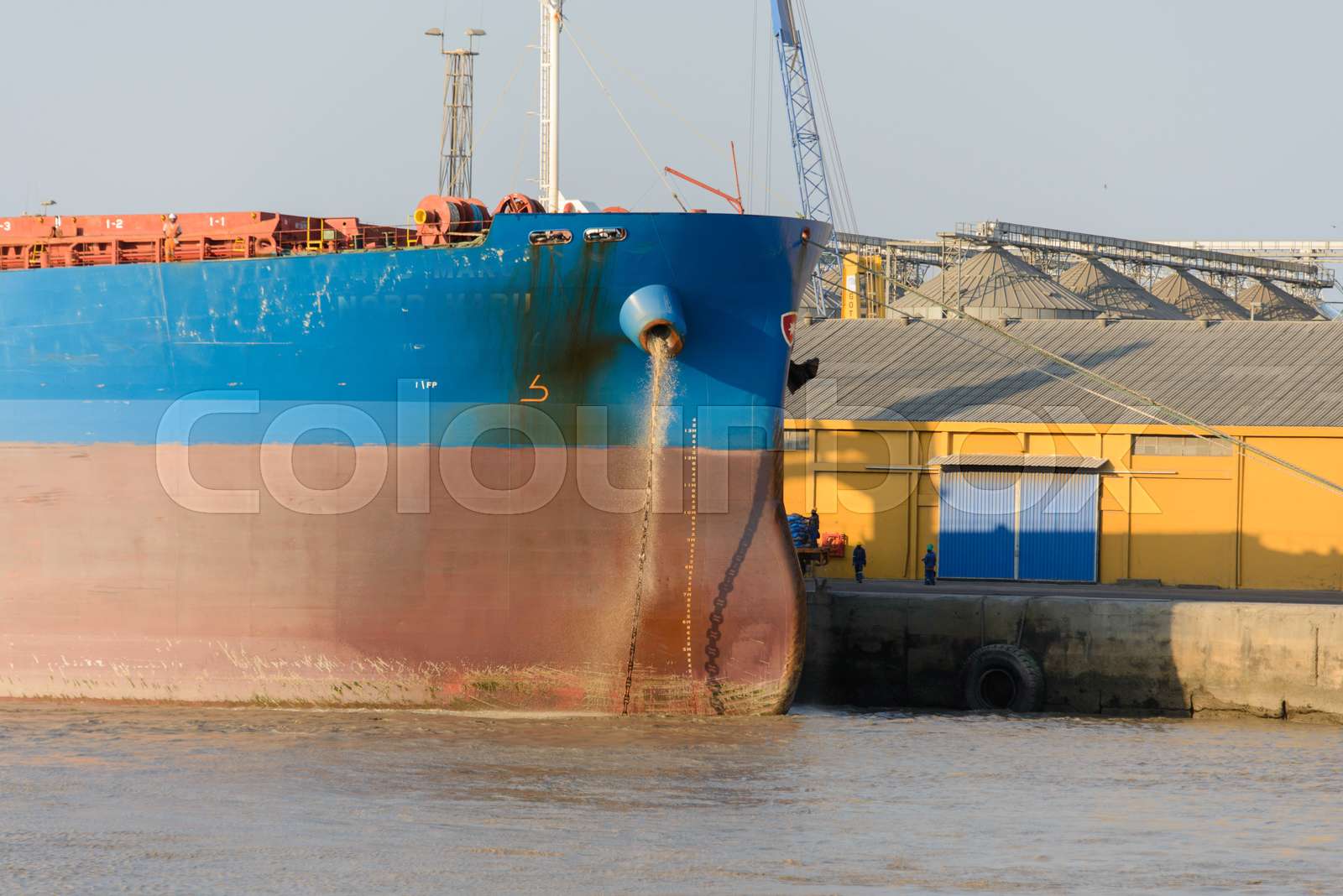 Cargo ship bow | Stock image | Colourbox