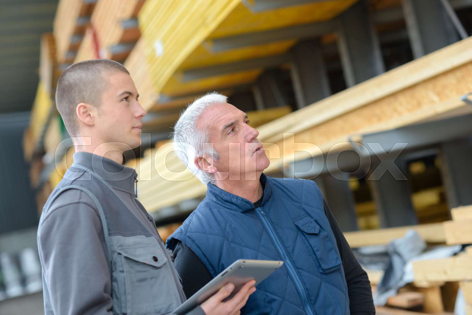physical inspection of the products | Stock image | Colourbox