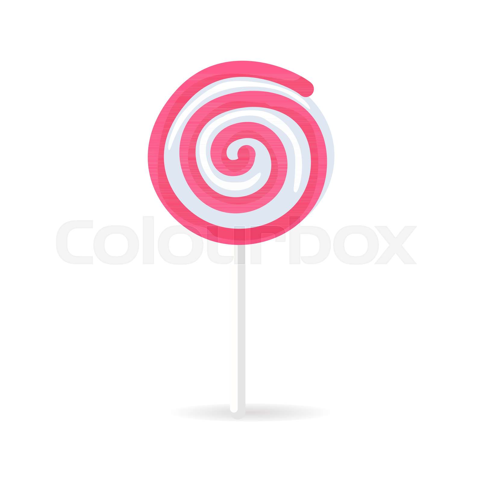 Pink Swirl Lollipop Clipart