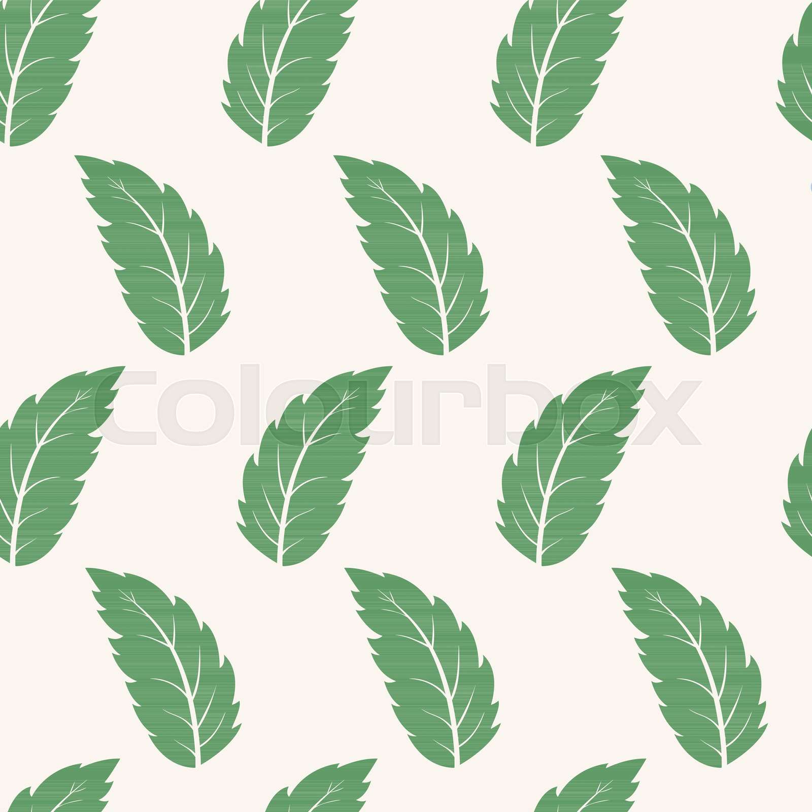 Mint simple flat pattern | Stock vector | Colourbox