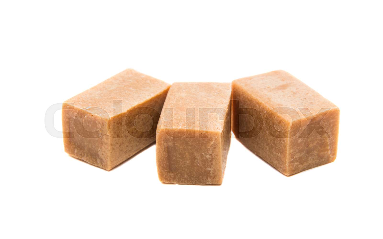 milk toffee candy isolated | Stock image | Colourbox