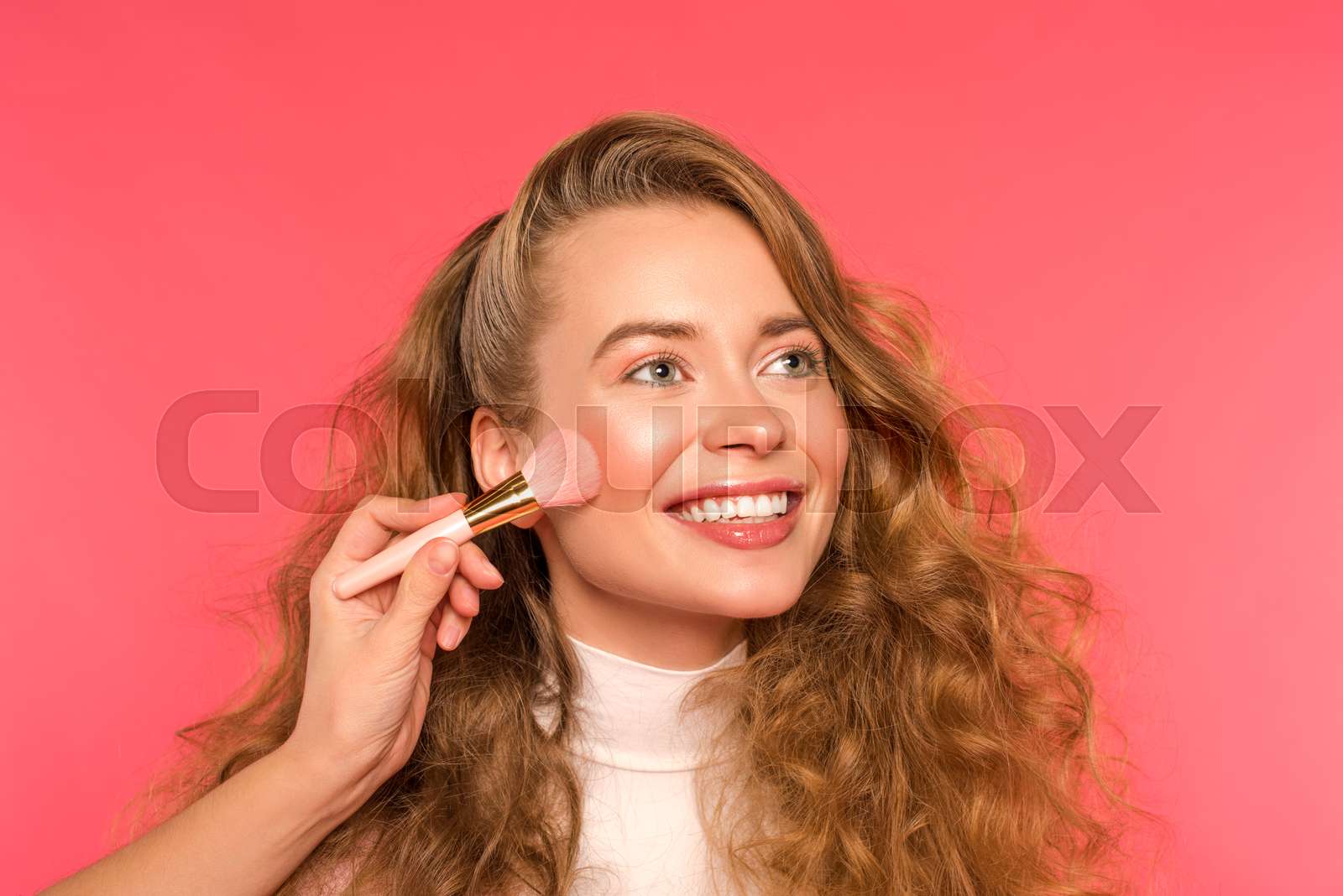 beautiful, looking, faceless | Stock image | Colourbox