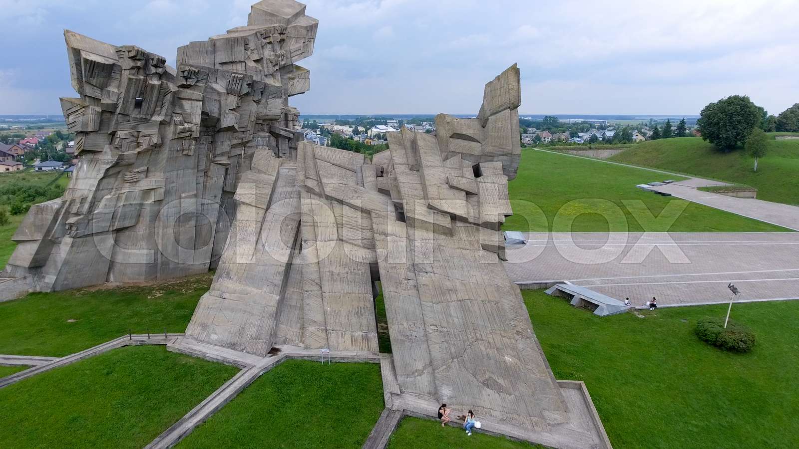 Aerial view of Ninth Fort, Kaunas | Stock image | Colourbox