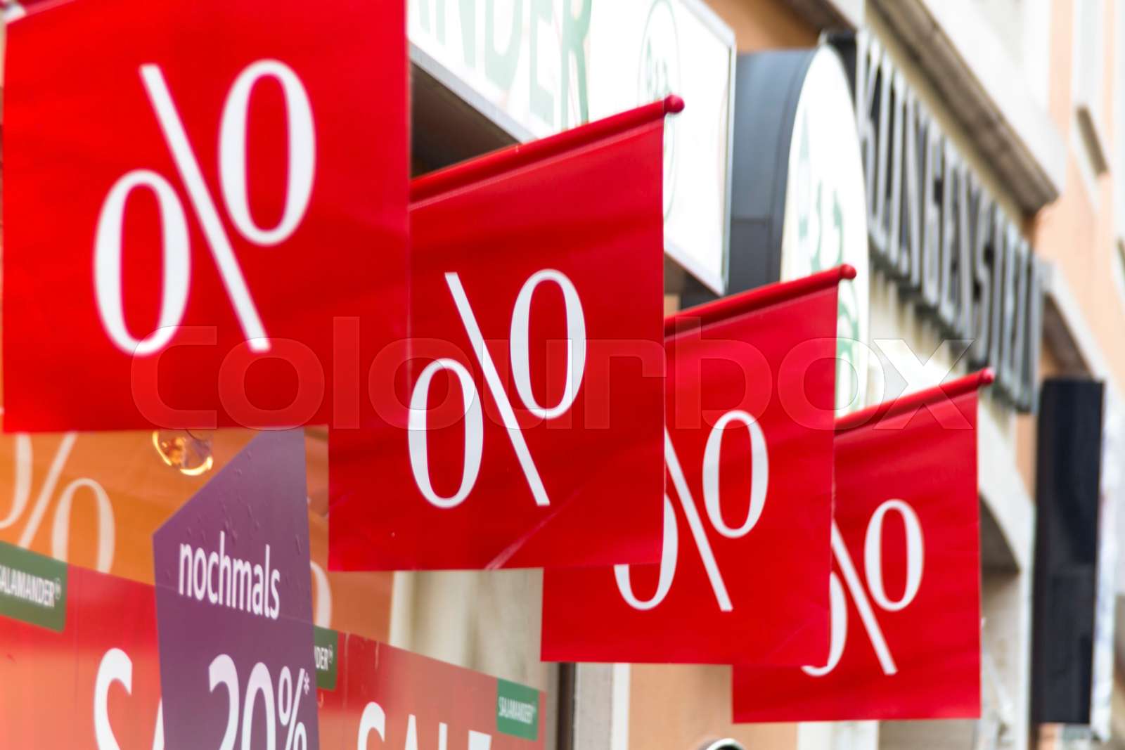 retail-price-reduction-in-percent-stock-image-colourbox