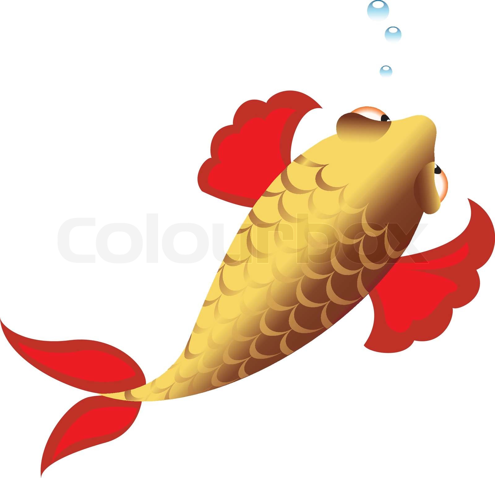 Vektor illustration af fisk | Stock vektor | Colourbox