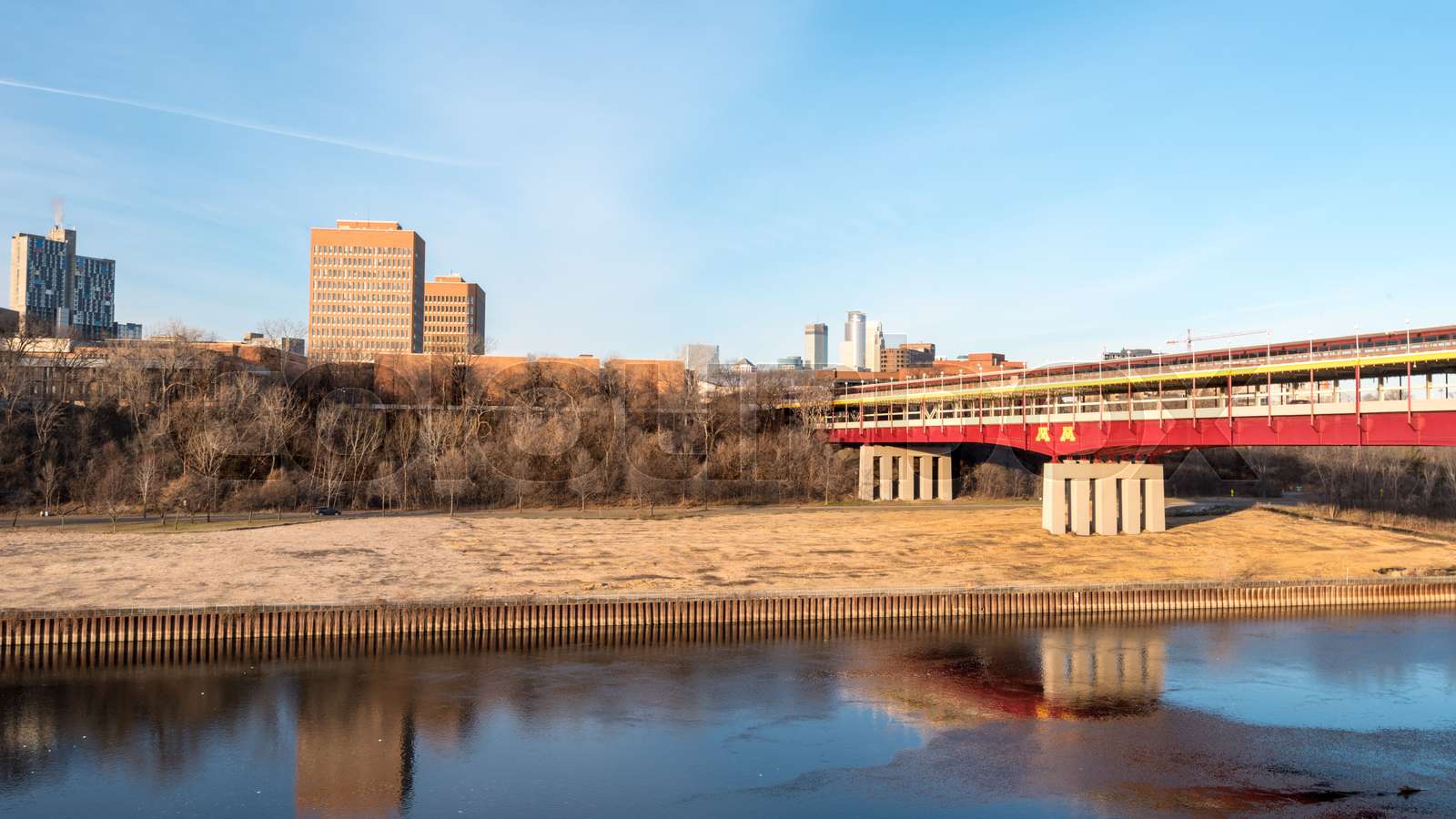 Washington Avenue Bridge in Minneapolis | Stock image | Colourbox