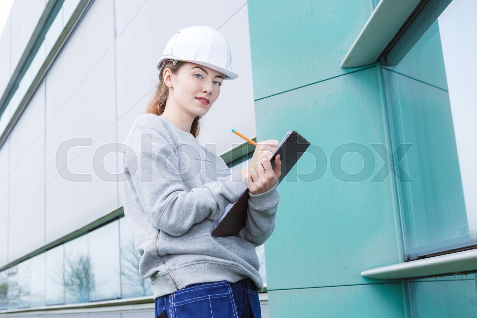 female inspection officer | Stock image | Colourbox