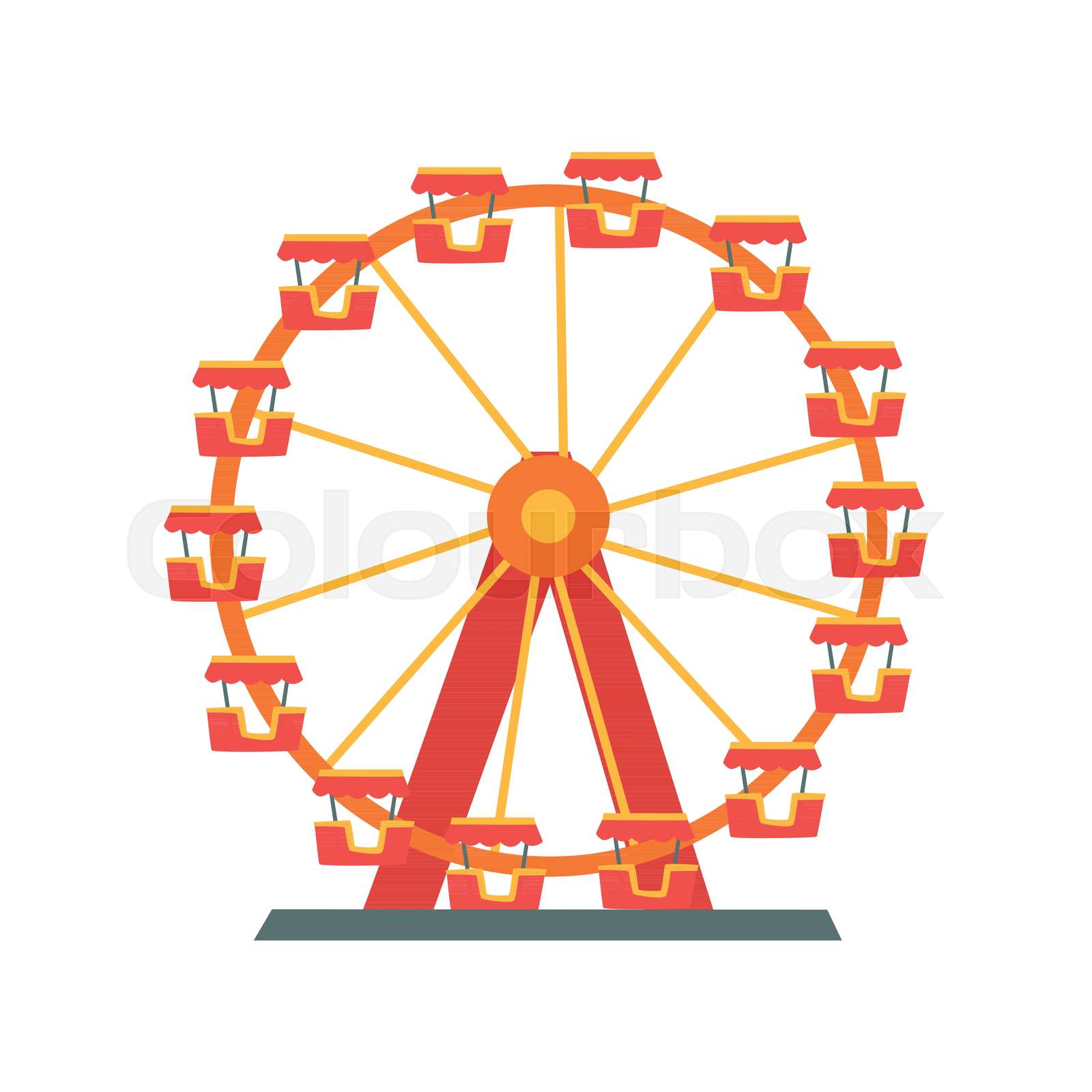 Ferris Wheel Vector