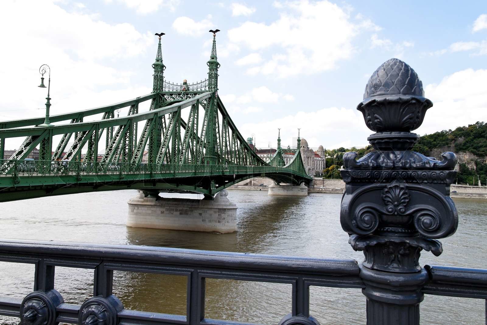 the freedom bridge in budapest hungary | Stock image | Colourbox