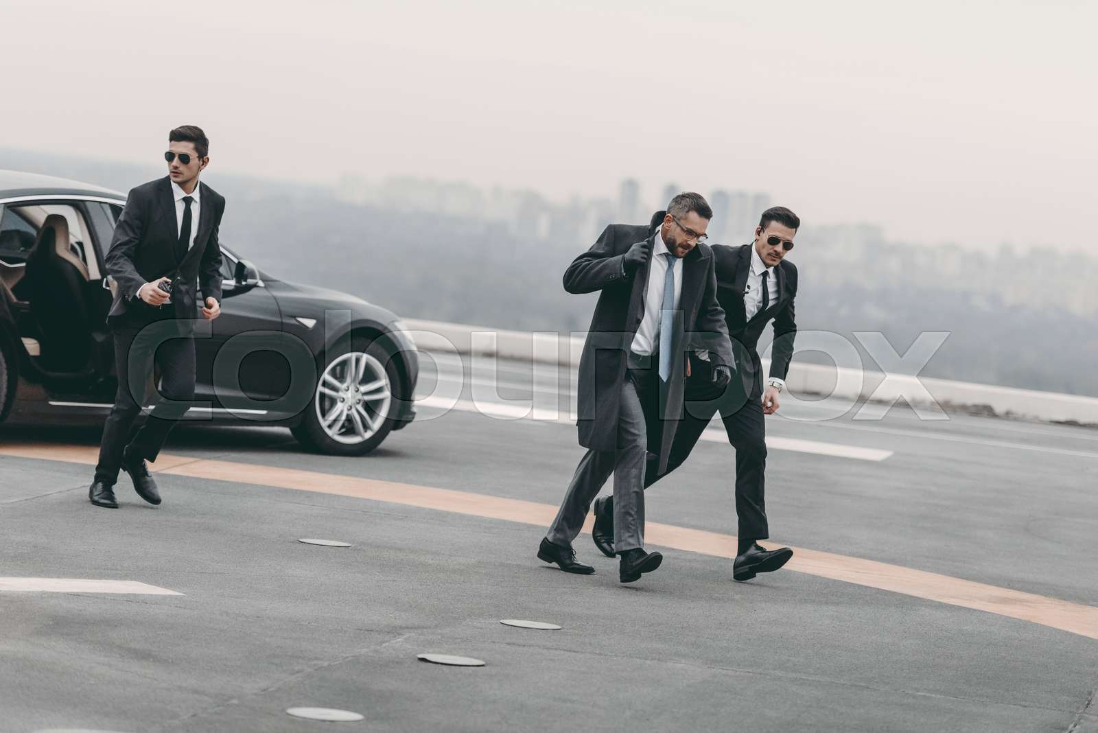 celebrity, security, bodyguards | Stock image | Colourbox