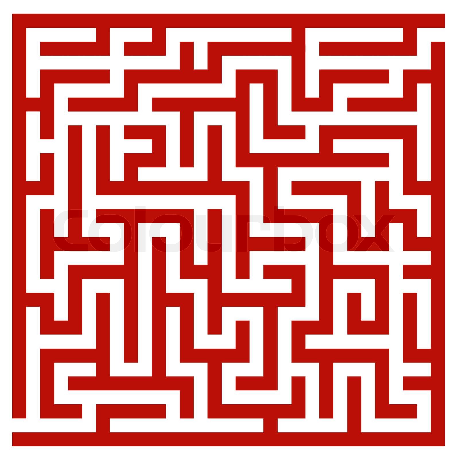 Maze | Stock vector | Colourbox