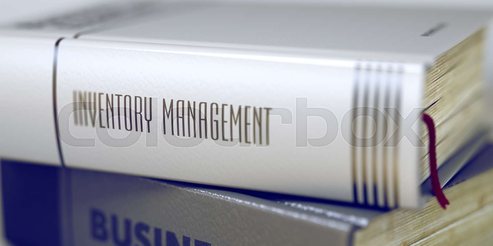 Book Title of Inventory Management. 3D. | Stock image | Colourbox