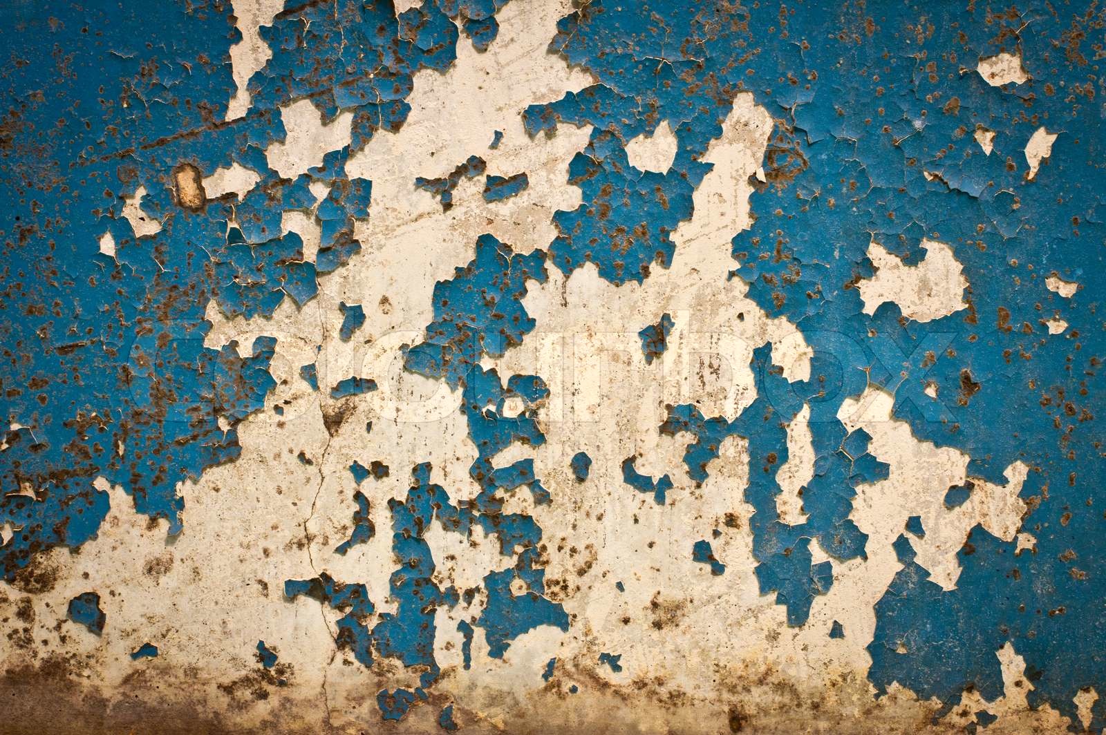 Texture of old paint on the wall | Stock image | Colourbox
