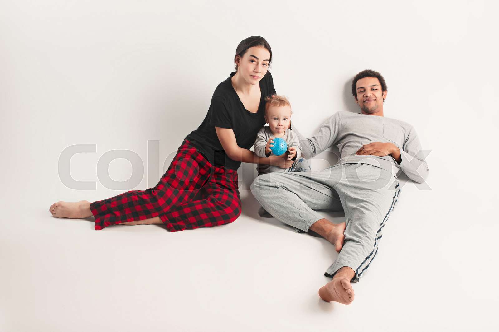 One happy family | Stock image | Colourbox