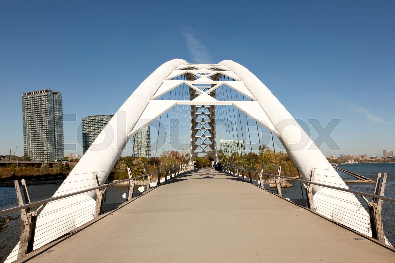 Pedestrian Bridge in Toronto | Stock image | Colourbox