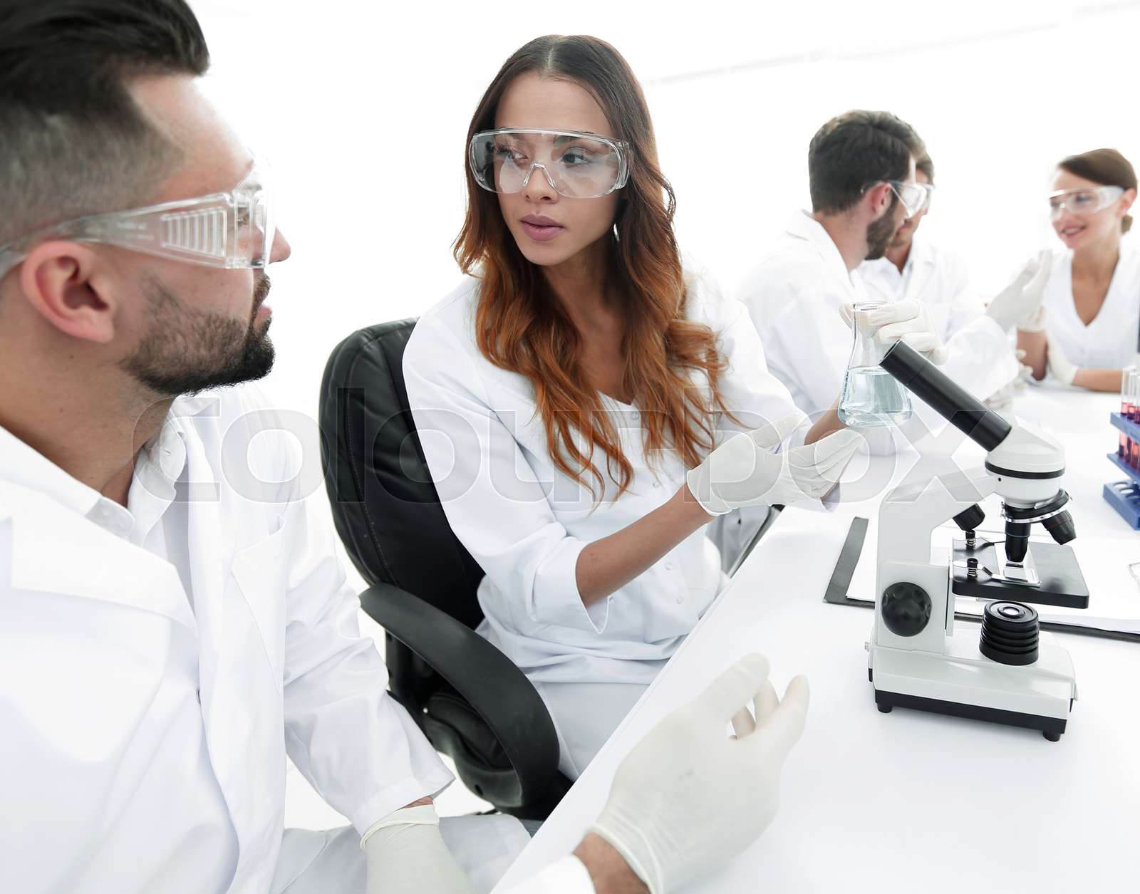 laboratory staff in the workplace | Stock image | Colourbox