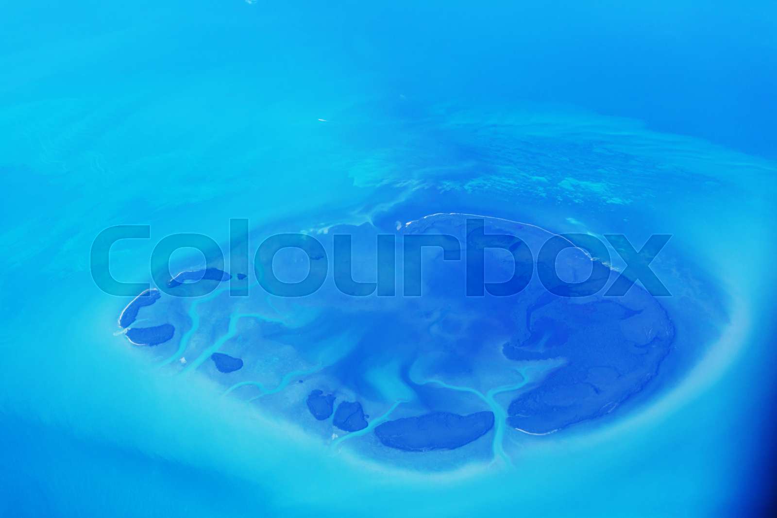 Tropical island above | Stock image | Colourbox