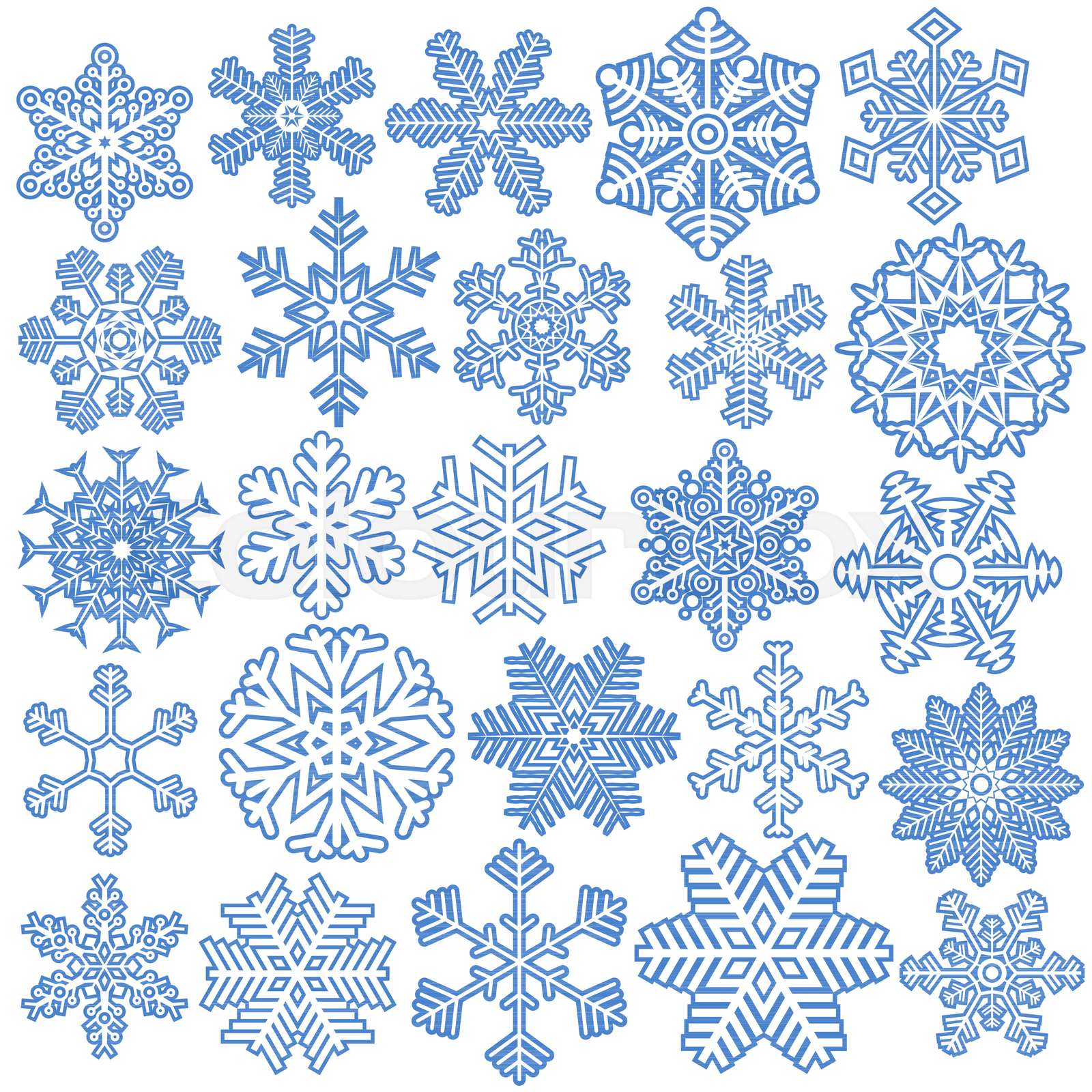 sne, jul, symbol | Stock vektor | Colourbox